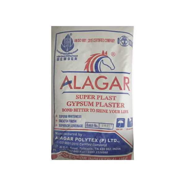 Alagar White Gypsum POP Powder, 25 Kg Bag – HomeRun