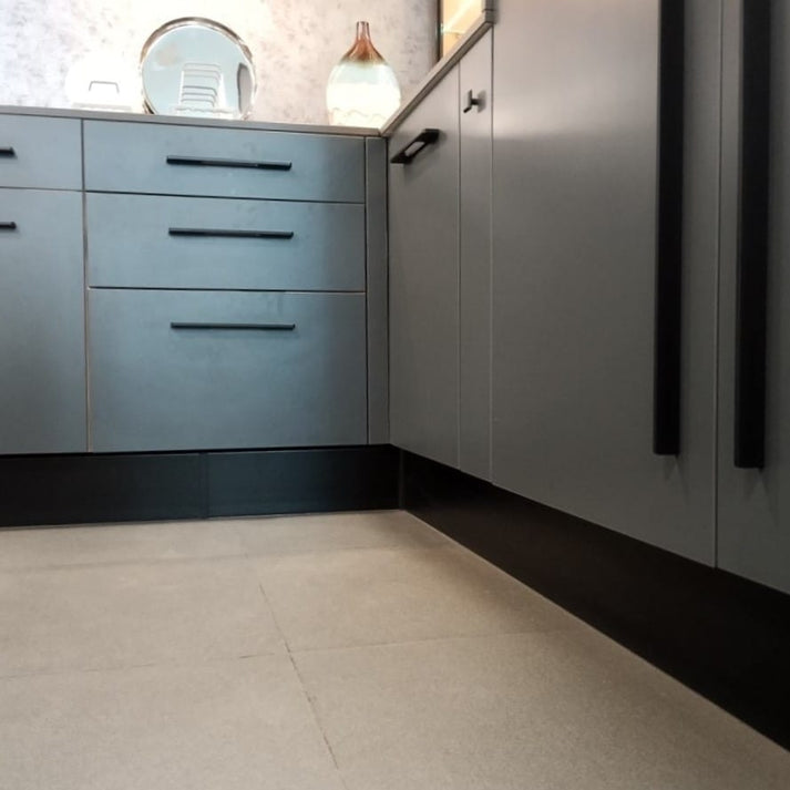 Ebco PVC Skirting 100mm Black - 3m Kitchen Cabinet Base Trim – HomeRun